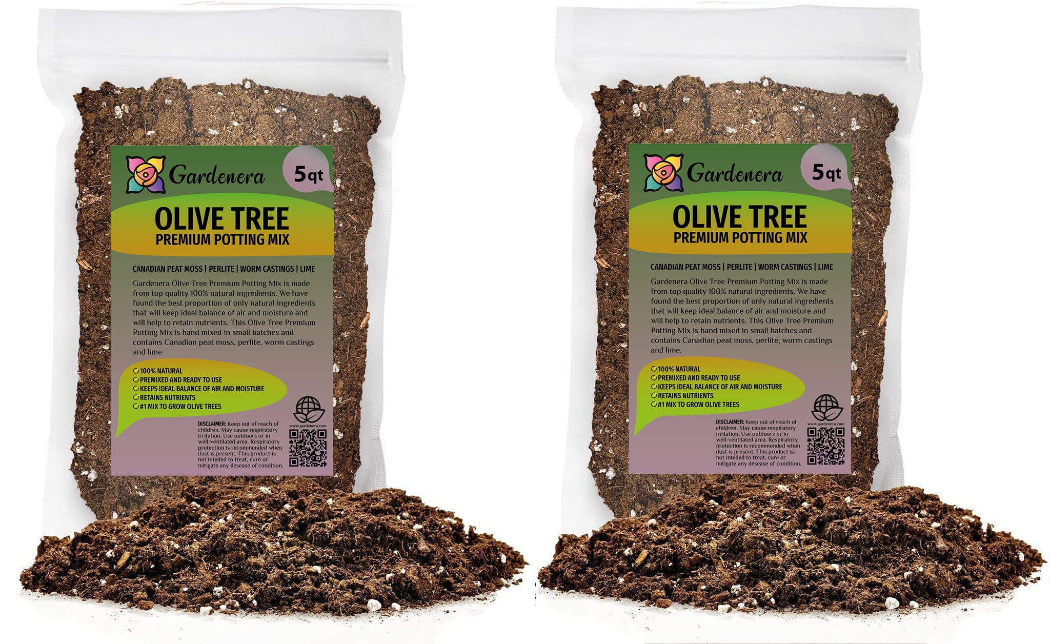 ⭐ Gardenera Olive Tree Premium Potting Mix - 10 QUART - Perfect Blend of Nutrient-Rich ...