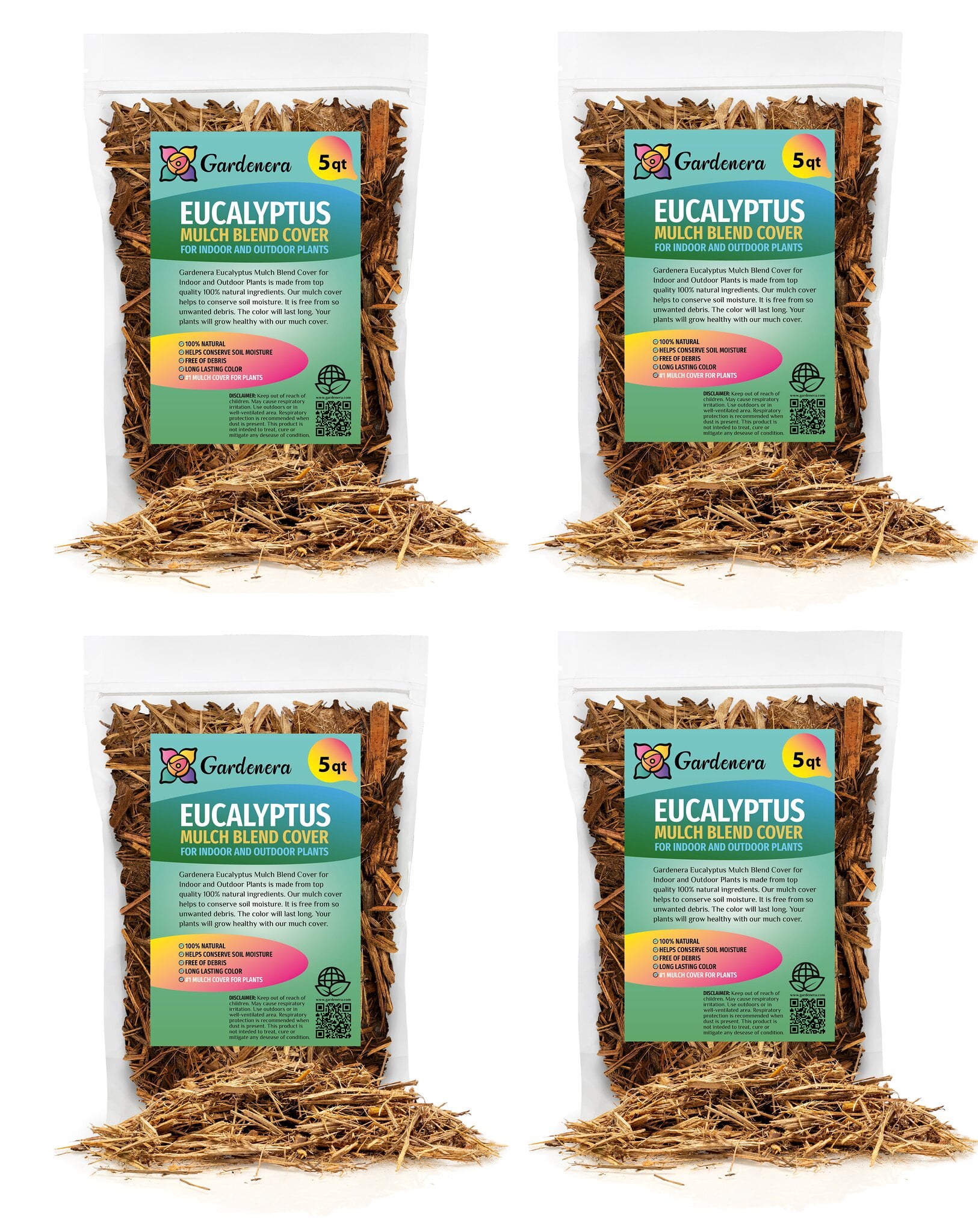 ⭐ Gardenera Organic Eucalyptus Mulch - Create an Eco-Friendly Garden ...