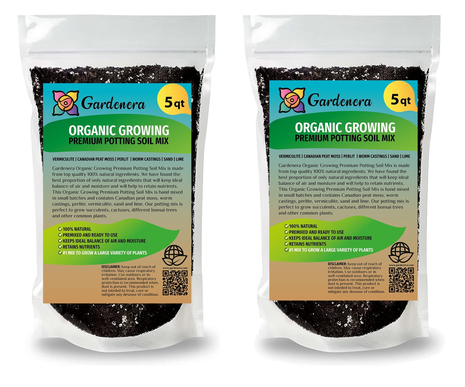 ⭐ Gardenera Organic Planting Soil - Feed Your Plants with the Nutrients ...