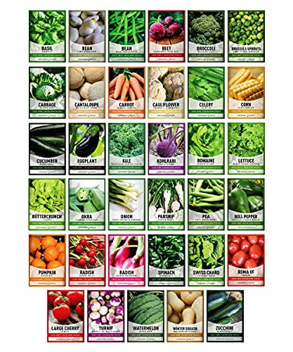 Gardeners Basics, Survival Vegetable Seeds Garden Kit Over 16,000 Seeds ... Gardeners Basics, Survival Vegetable Seeds Garden Kit Over 16,000 Seeds ...