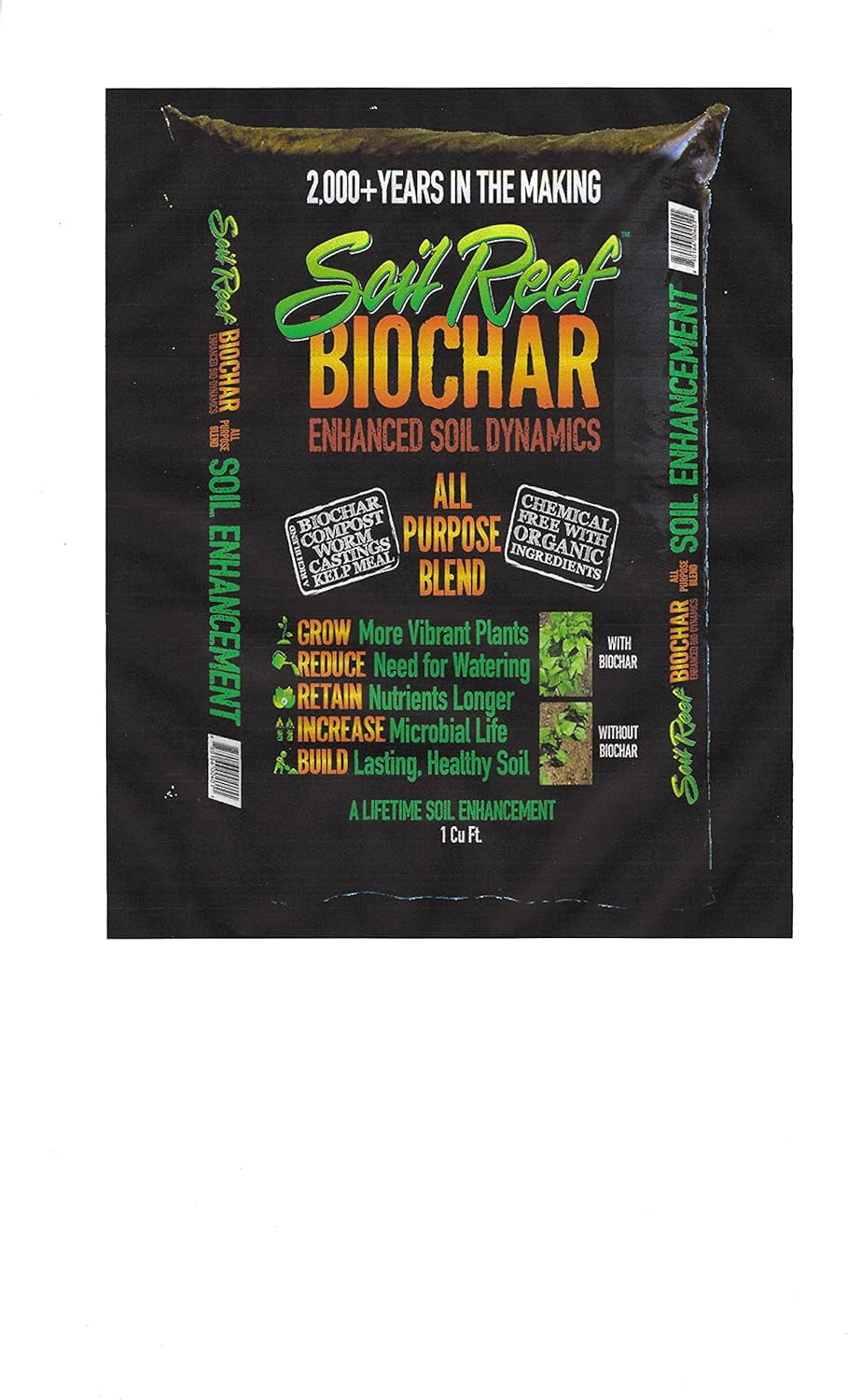 Gardeners Blend Premium Biochar Soil Amendment | 50% Biochar with ...