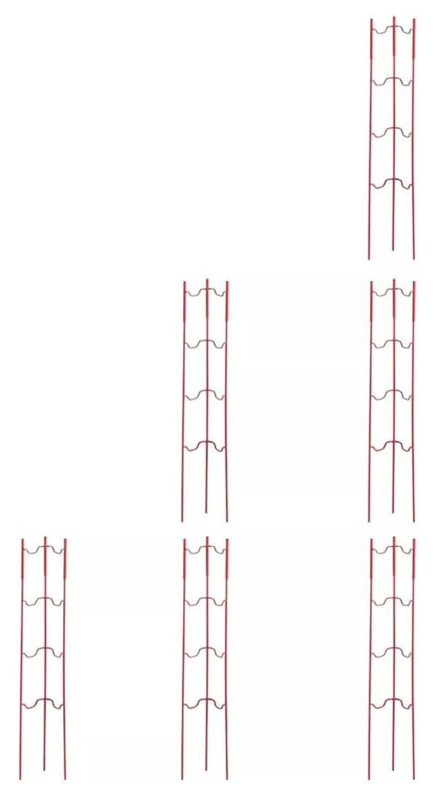 Gardeners Supply Company Stacking Tomato Ladders Support Stakes | Heavy ...
