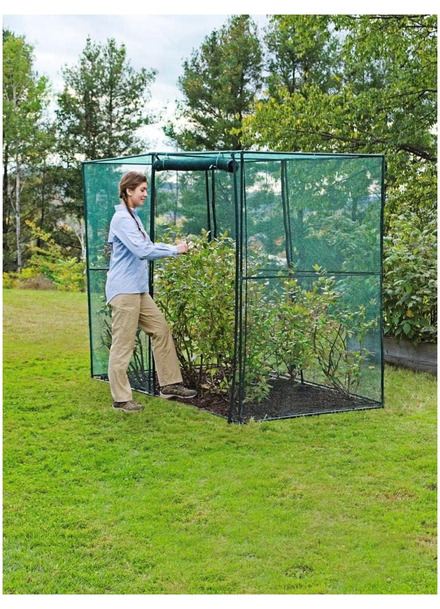Gardeners Supply Company Tall Crop Cage Plant Protection Tent | Sturdy ...