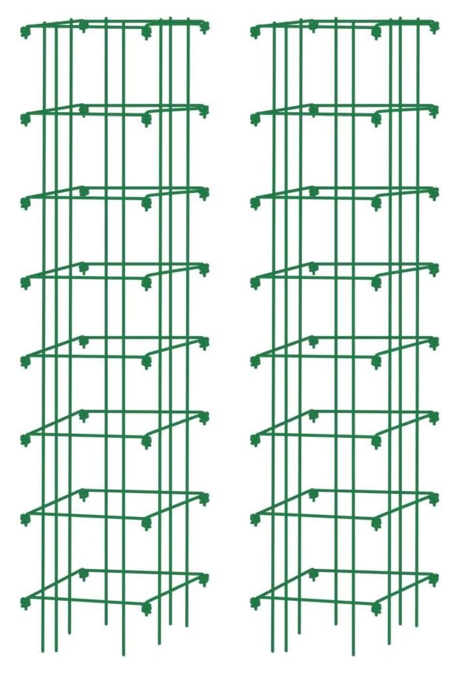 Gardeners Supply CompanySquare Heavy Gauge Extra Tall Easy Fold Tomato ...