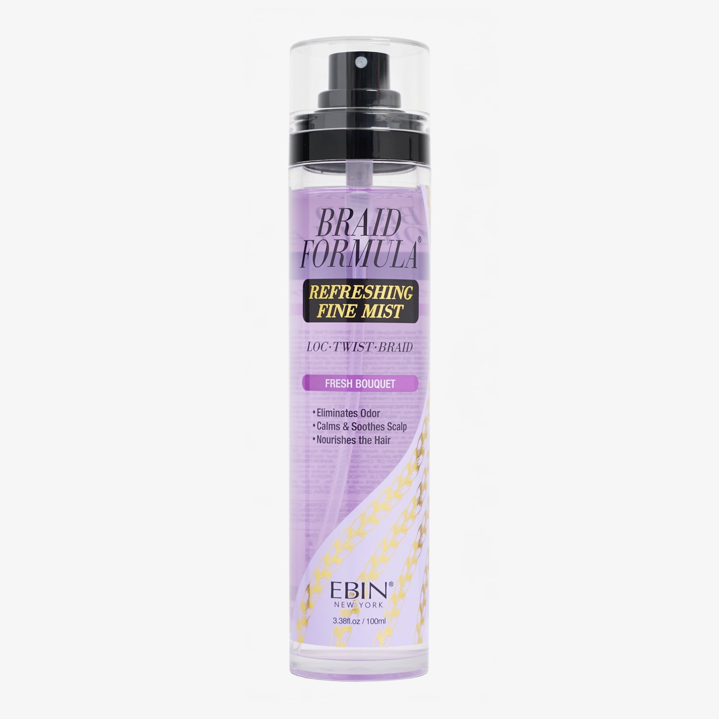 Ebin New York Braid Formula Refreshing Fine Mist, Fresh Bouquet 3.38oz ...