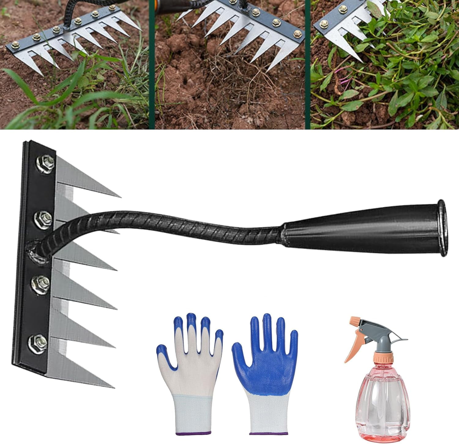 Gardenia Iron Weeding Rake, Iron Rake 2.0, Iron Rakes for Gardening and ...