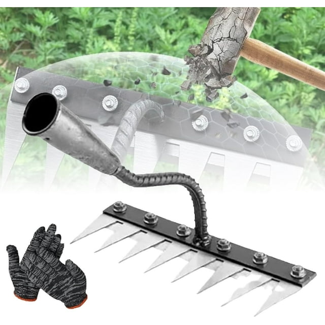 Gardenia Iron Weeding Rake, Iron Rake 2.0, IronRake for Gardening and ...