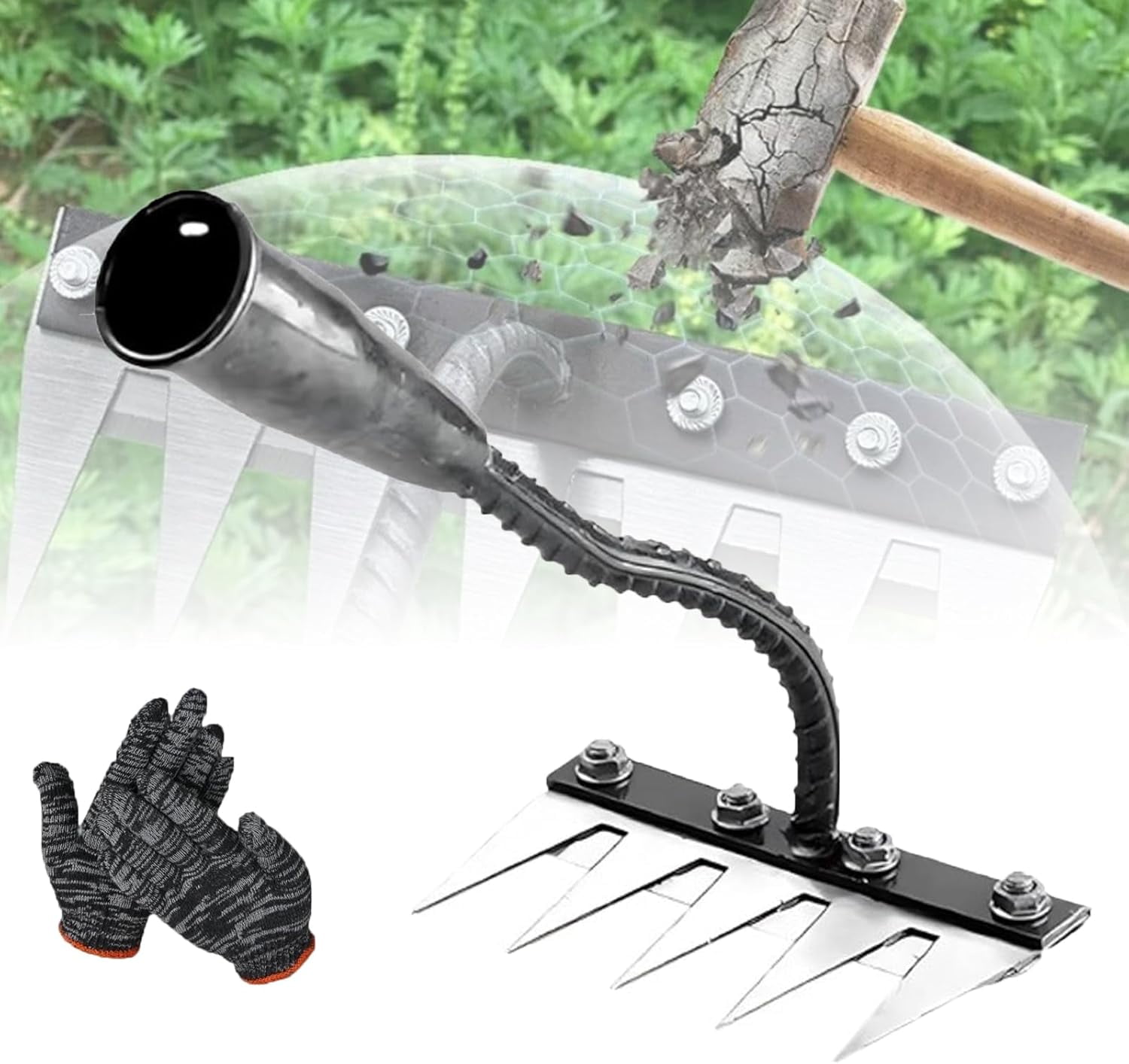 Gardenia Iron Weeding Rake, Iron Rake 2.0, IronRake for Gardening and ...