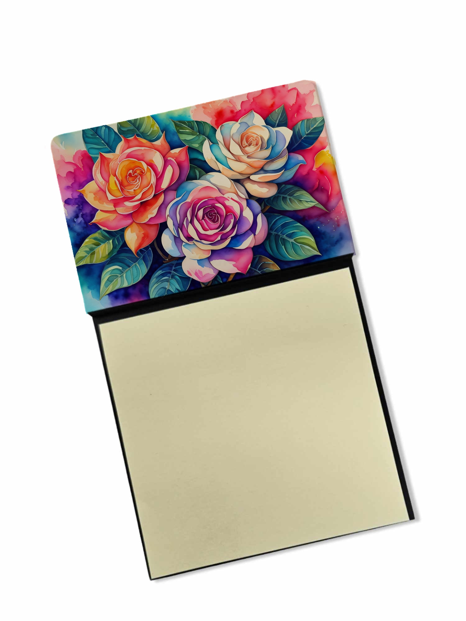 Gardenias in Color Sticky Note Holder 3.25 in x 5.25 in - Walmart.com