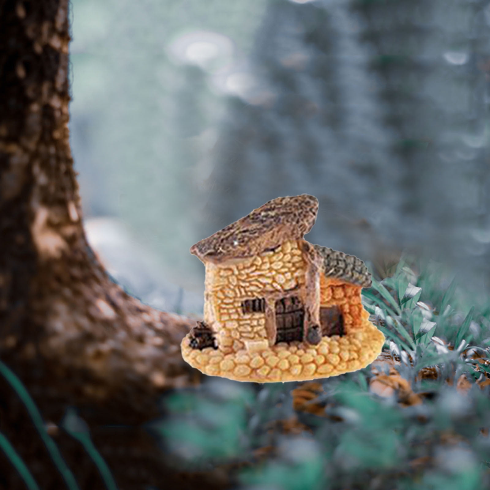 Gardening Creative Micro Landscape Small House Villa Resin Decoration ...