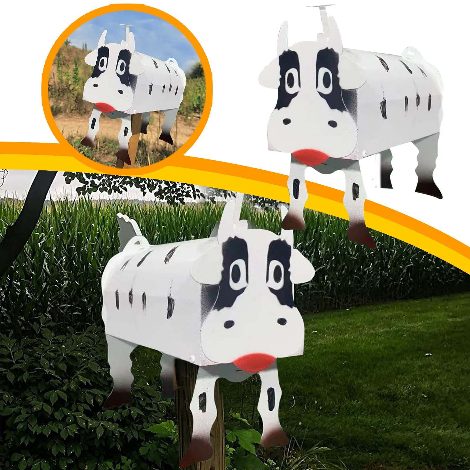 Gardening Essentials Unique Cow Mailbox For Cow Enthusiasts Yard ...
