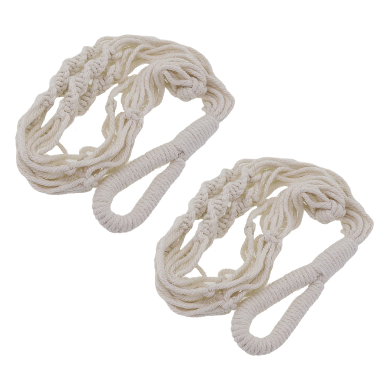 Gardening Flower Pot Net Bag Hand-Woven Cotton Rope Flower Pot Hanging ...