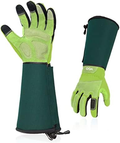 Gardening Gloves Ladies,Safety Work Gloves,Long Sleeves Gauntlet ...