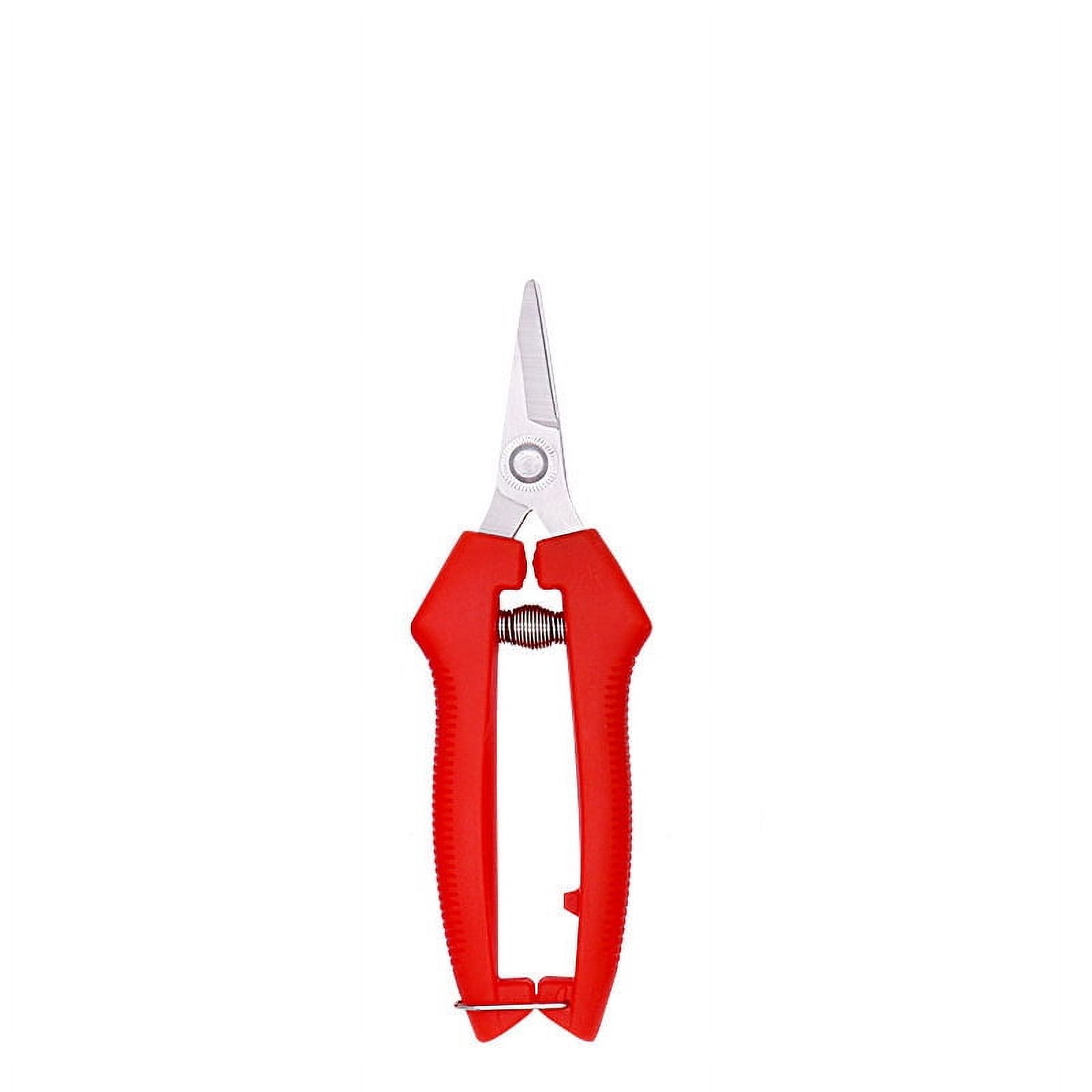 Gardening Hand Pruner Micro-Tip Pruning Snips Leaf Trimmer Straight ...