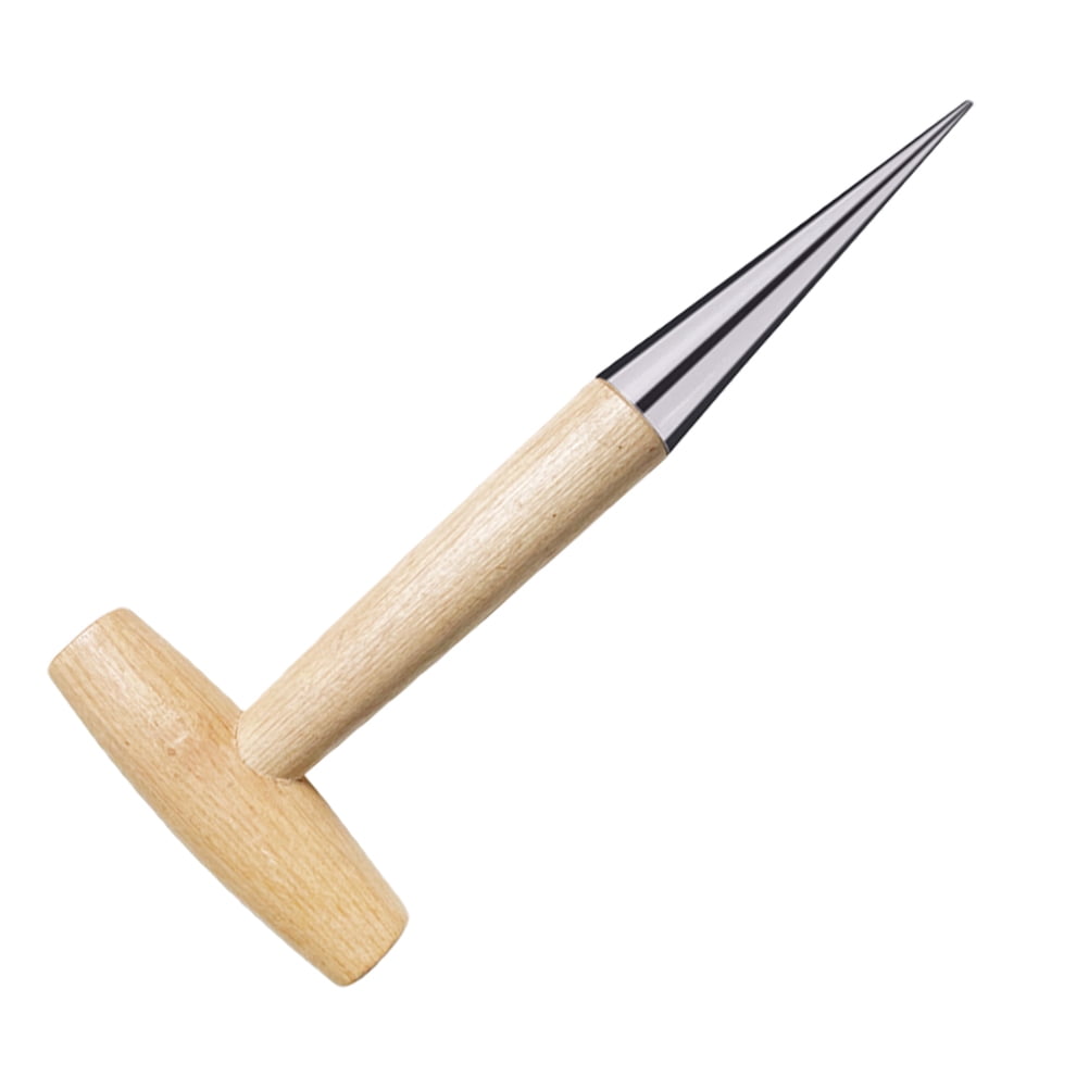 Wood Hand dibber with Chromium Plated Tip for Gardening Planting Tools ...