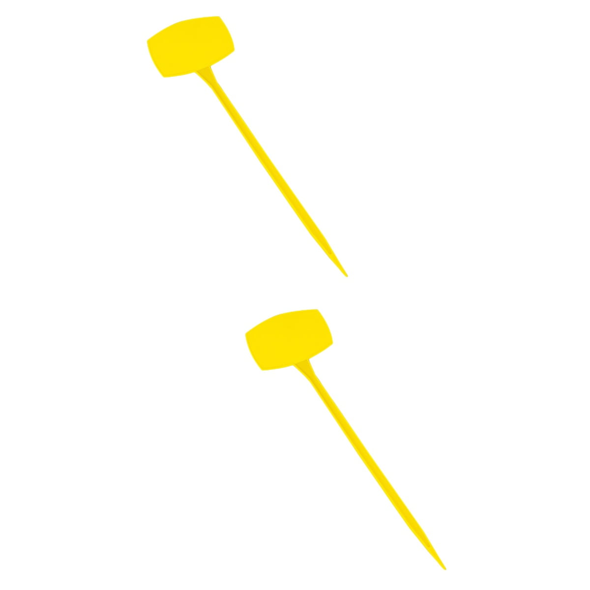 Gardening Inserted Card Yellowsto Labels Plant Tags Stake Potted ...