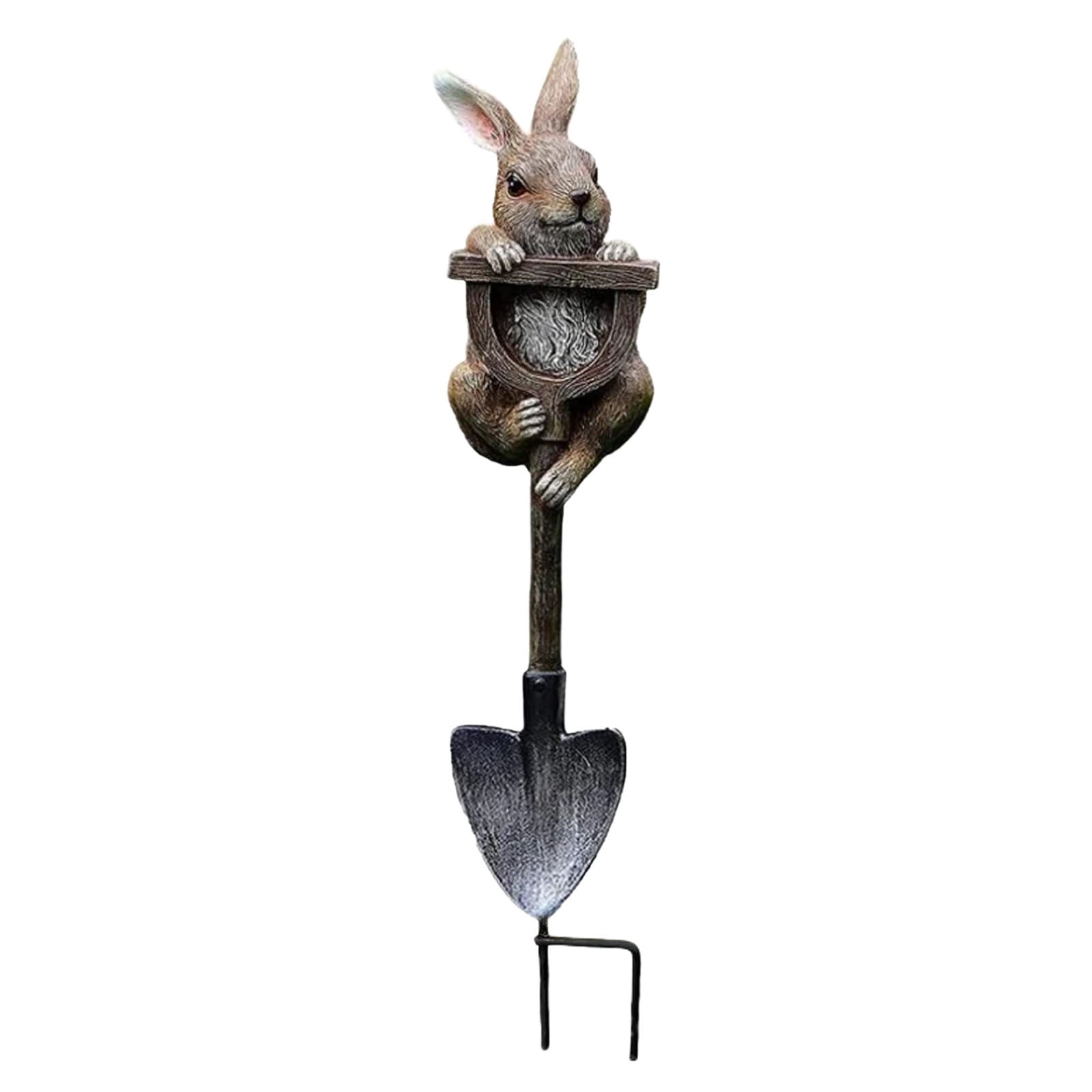 Gardening Resin Statue Outdoor, Resin Gardens Figurines with Shovel ...