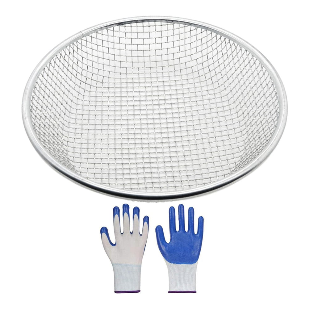 Gardening Sand Soil Compost Sifter, Sieve for Rocks Dirt Compost, 5 ...