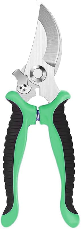 Gardening Scissor Curved Sharp Stainless Steel Blade Garden Cutter ...