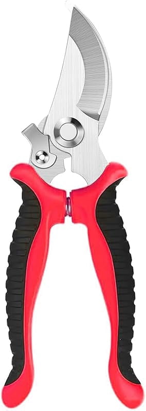 Gardening Scissor Curved Sharp Stainless Steel Blade Garden Cutter ...