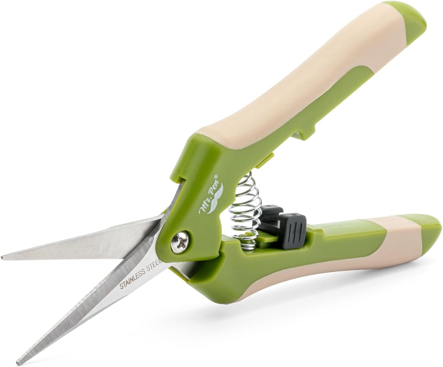 Mr. Pen Gardening Scissors, 6.5 Inch, Green Pruning Shears with ...