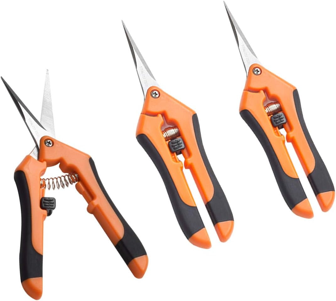 Gardening Shear Pruning Shears with Stainless Straight Blades, Handheld ...