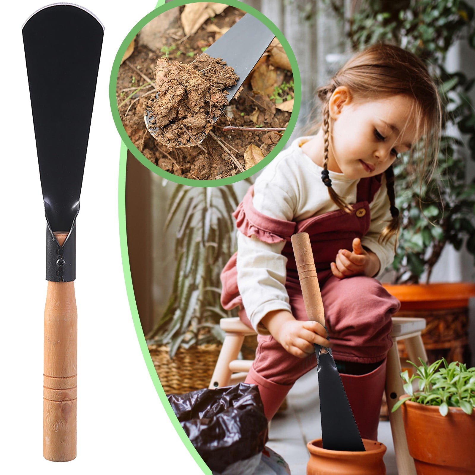 Gardening Shovel,Spade Shovel with Cushioned D Handle, Shovels for ...