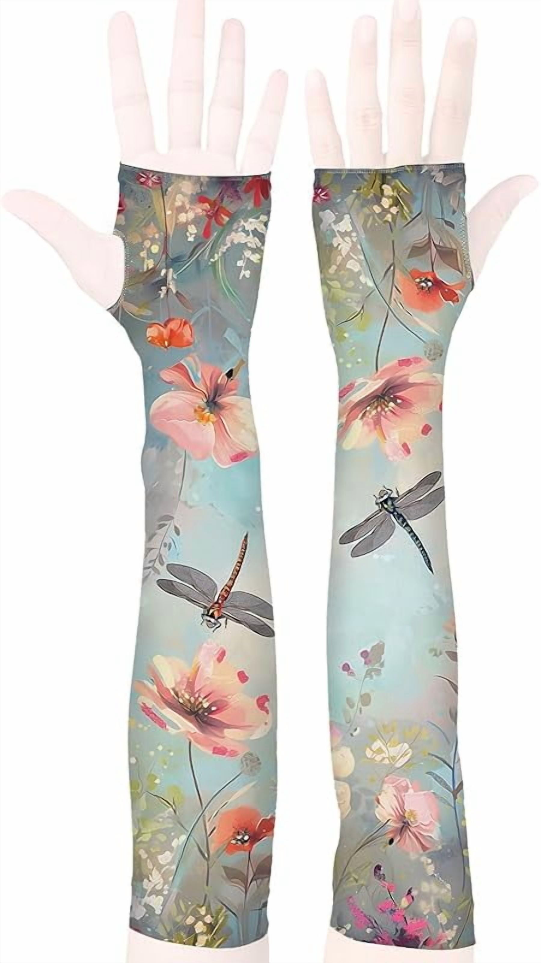 Gardening Sleeves for Women Farmers Sun Protective UV Cooling Thorn ...