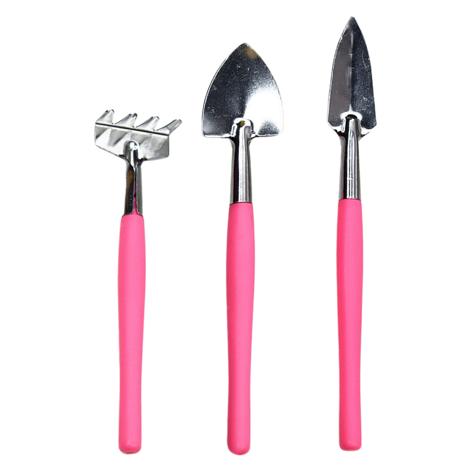Gardening Stainless Steel Tools Three Sets Of Home Mini Shovel Rake ...