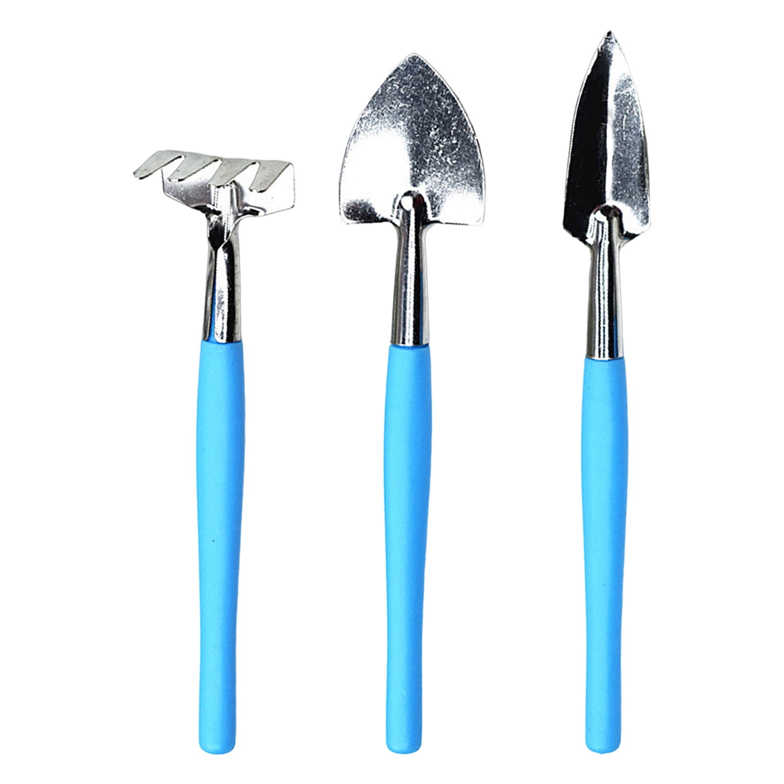 Gardening Stainless Steel Tools Three Sets Of Home Mini Shovel Rake ...
