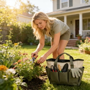 Garden Tool Bags and Sets for Outdoor Gardening and Yard Work