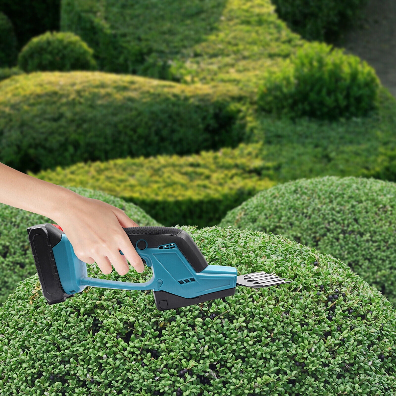 Gardening Tool, Hedge Trimming Tool, Electric Shrub Trimming Tool 2-in ...
