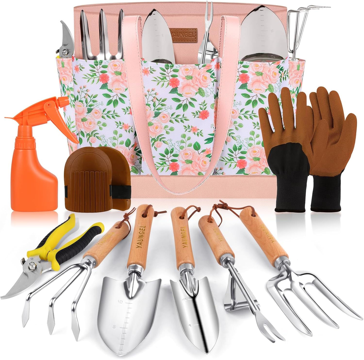 Gardening Tools - 10 Pcs Garden Tool Set Heavy Duty Stainless Steel ...