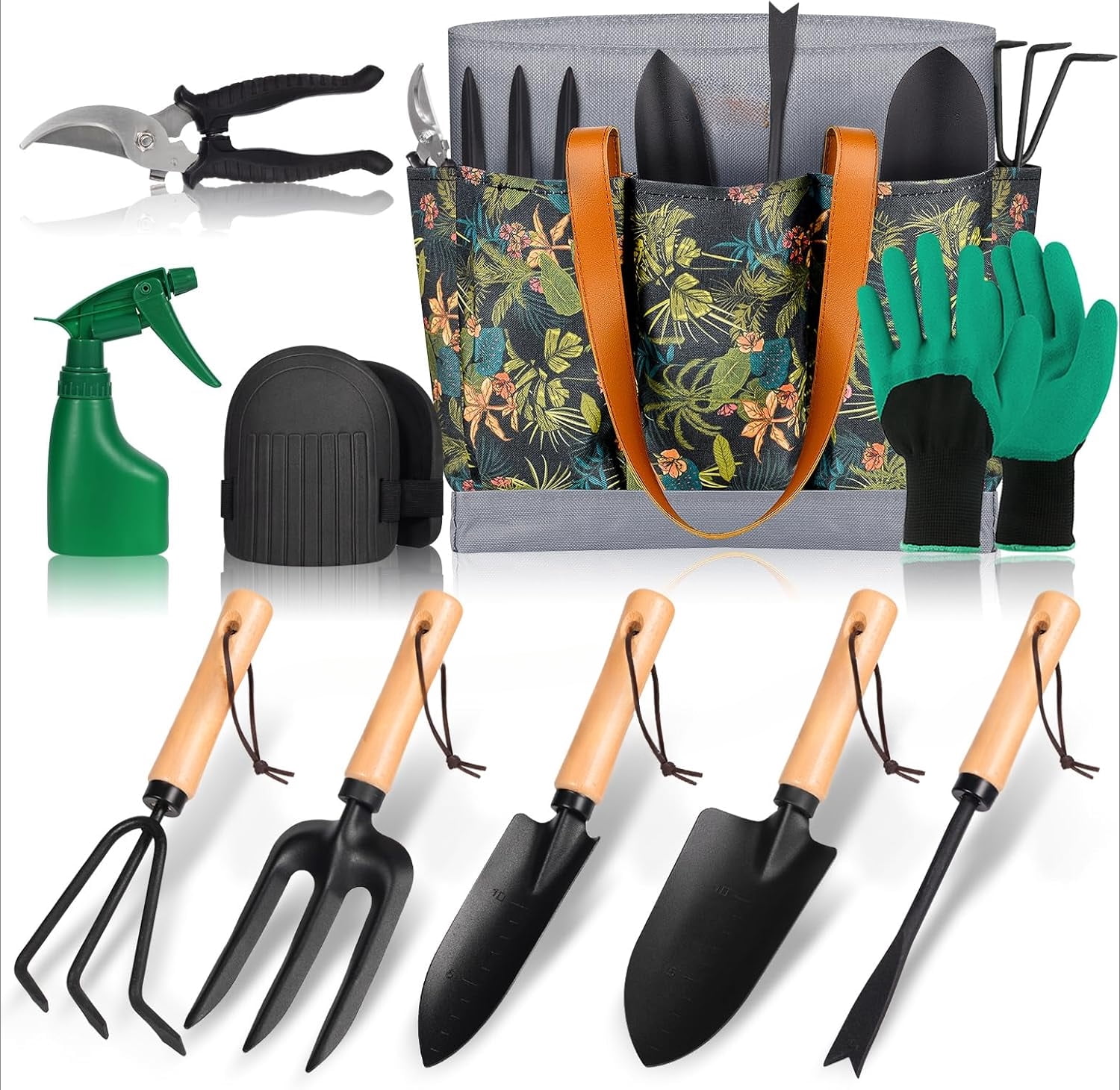 Gardening Tools Garden Tool Set Heavy Duty Stainless Steel Garden ...