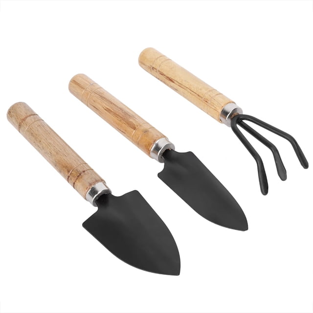 Adult Small Handheld Gardening Tools Set: Wide & Narrow Shovel, Three ...