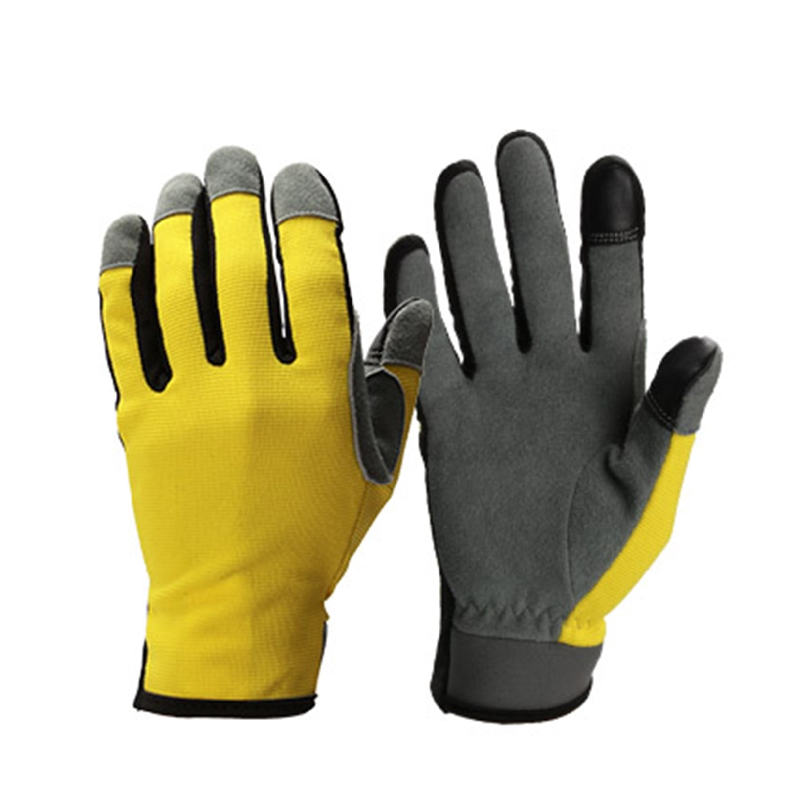 Gardening Work Gloves Women Deerskin Leather Touch Screen Garden ...