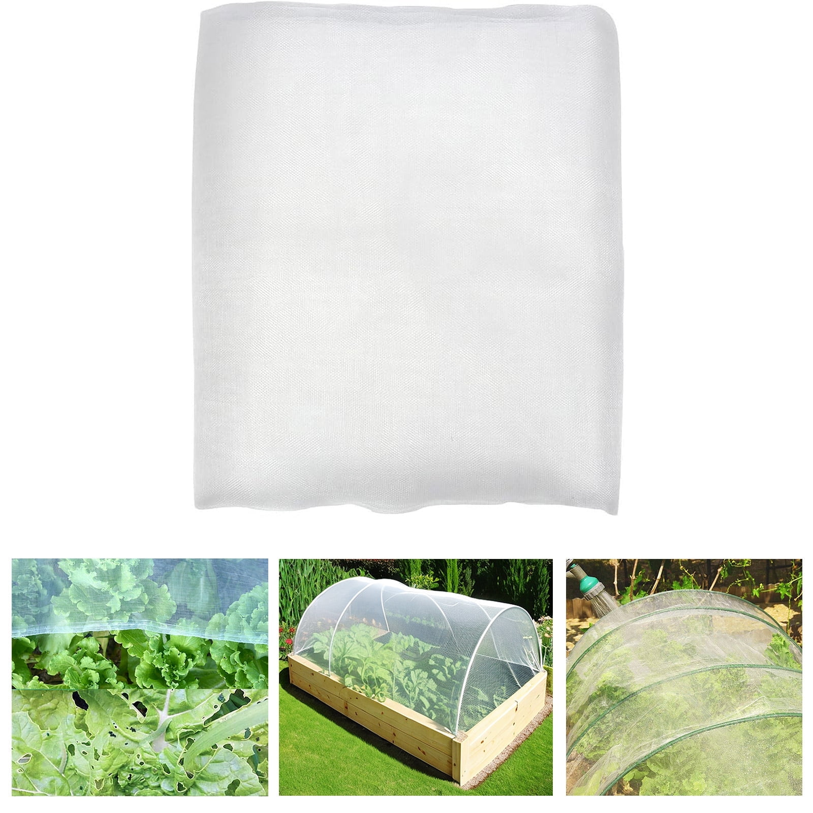 Gardeningwill 8Ft x 10Ft Fine Mesh Garden Screen Netting - Walmart.com