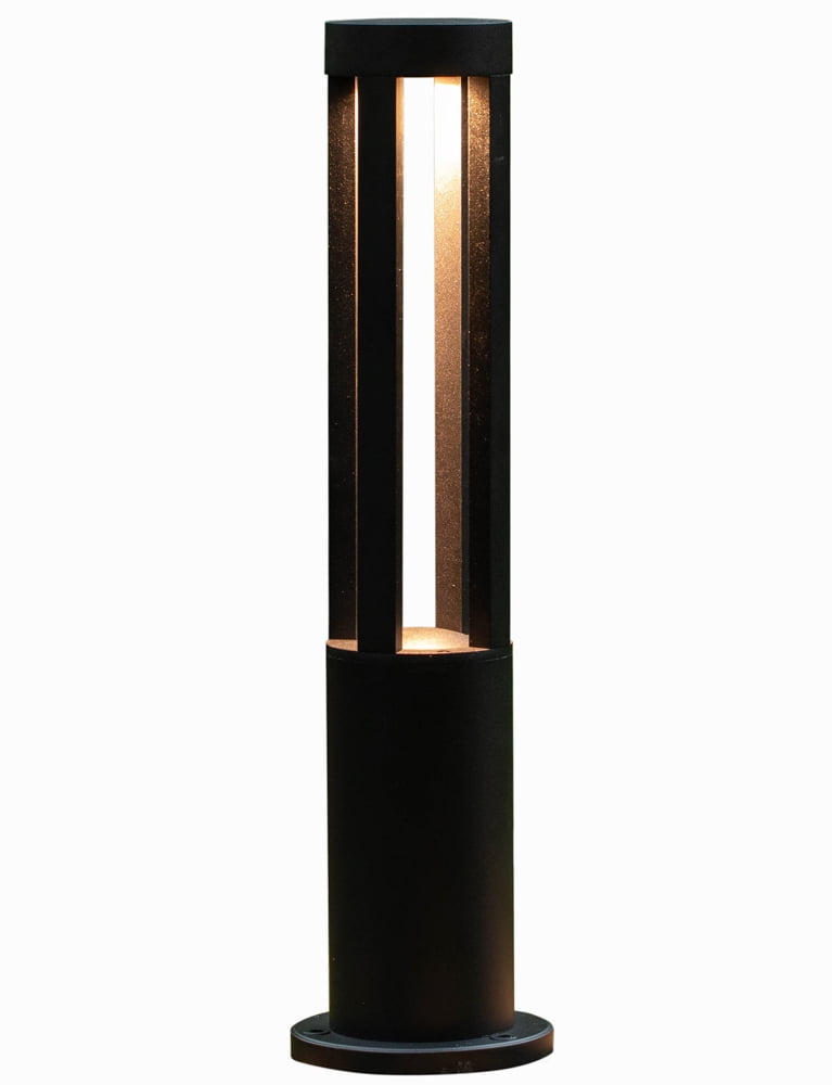 Gardenised 24-Inch Round LED Bollard Path Lights – Durable Decorative ...