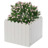 Outdoor Home White Chippendale Planters, Set of 2 - Walmart.com
