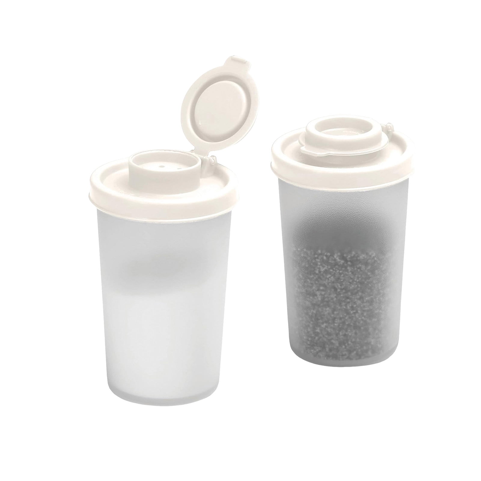 Gardenne BPA free Plastic Spice Jars Reusable Salt And Pepper Set Salt ...