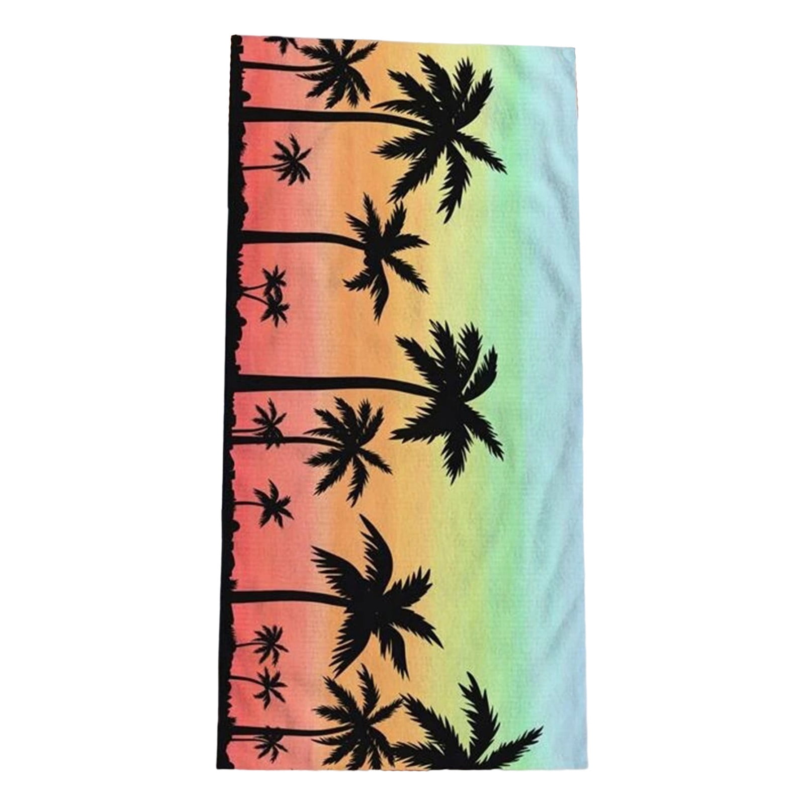 Gardenne Bath Towel Beach Blanket Digital Scene Print Rectangle Beach ...