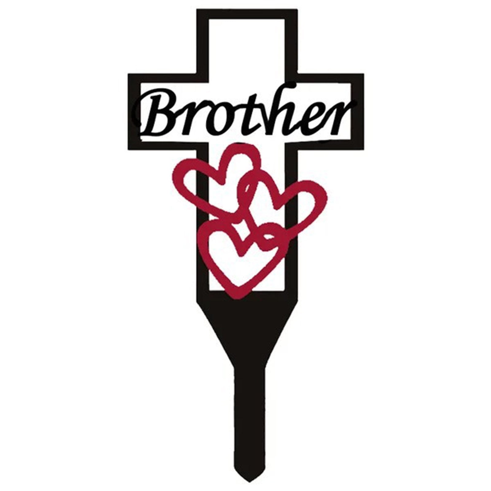 Gardenne Cross Stake Silhouette Stake Decorative Garden Stake Hollow ...