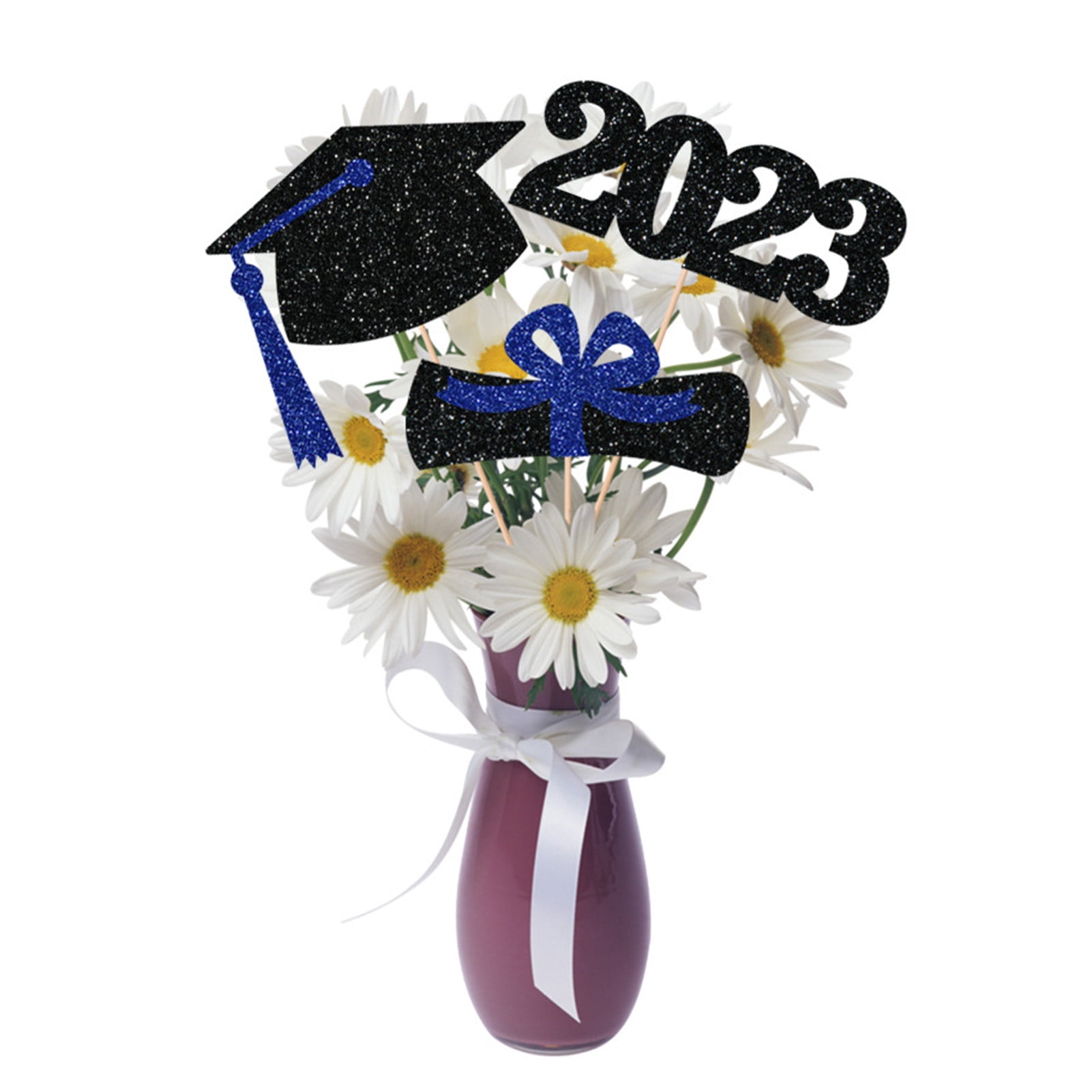 Gardenne Cupcake Topper Graduation Centerpiece Stick Clear Printing ...