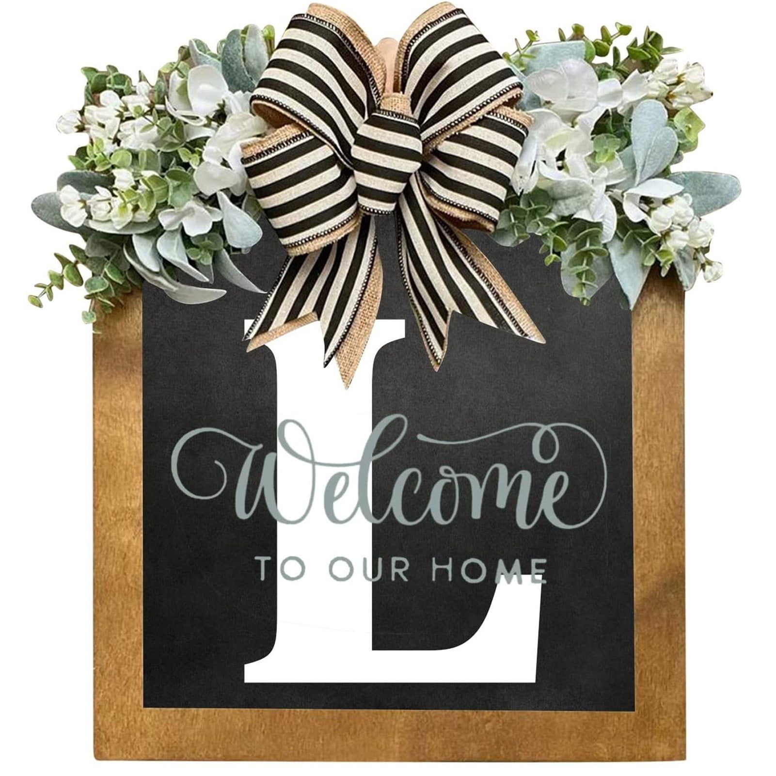 Gardenne Door Garland Door Wreath Door Sign Garland Door Sign Wreath ...