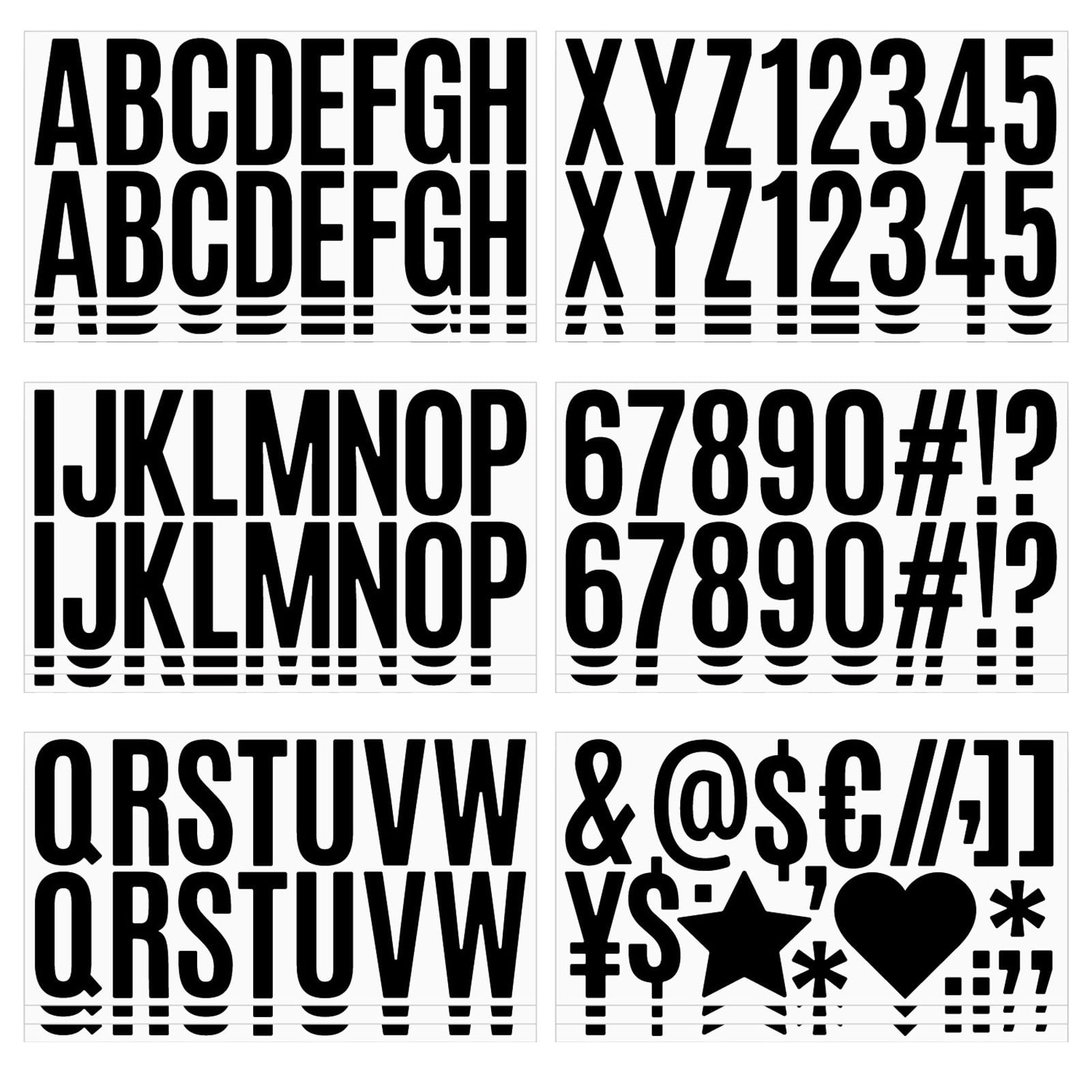 Gardenne English Letter Decals Scrapbooking Stickers 300Pcs 18 Sheets ...