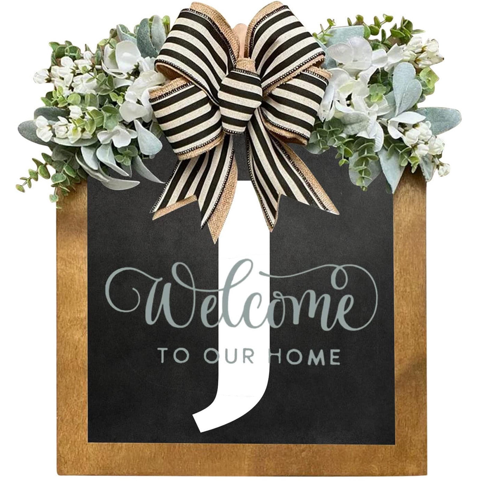 Gardenne Front Door Welcome Sign Front Door Wreath Door Hanging Front ...