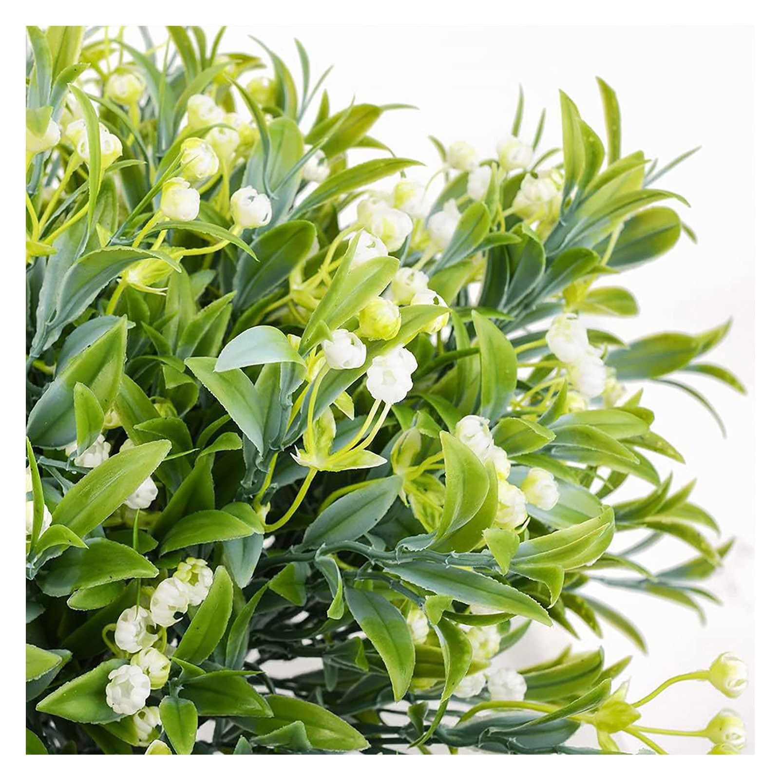 Gardenne Lifelike Simulated Green Plant Realistic Artificial Flower 1Pc ...