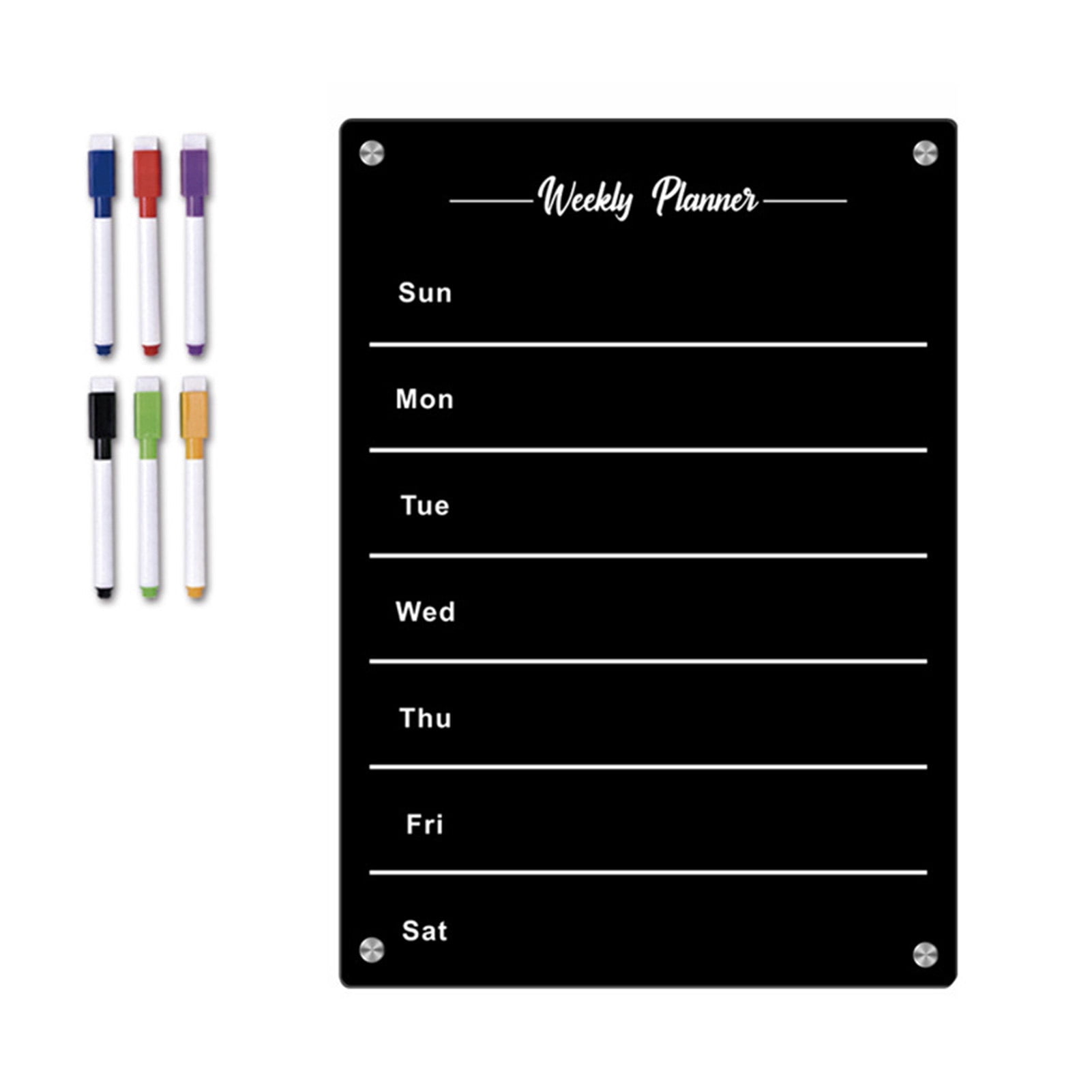 Gardenne Magnetic Fridge Calendar Reusable Fridge Planner Magnetic ...