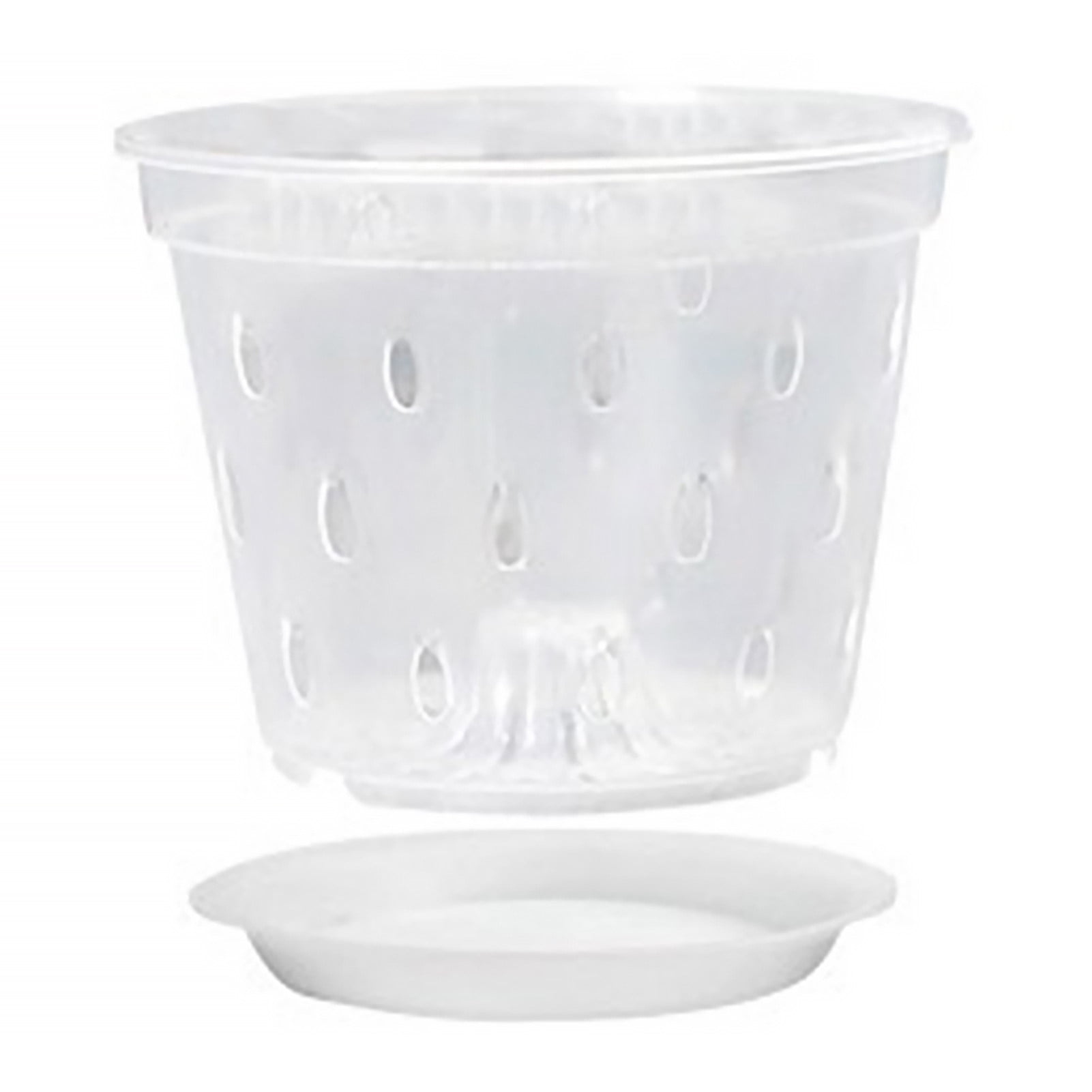 Gardenne Plastic Flowerpots Flower Planters Transparent Orchid Pots ...