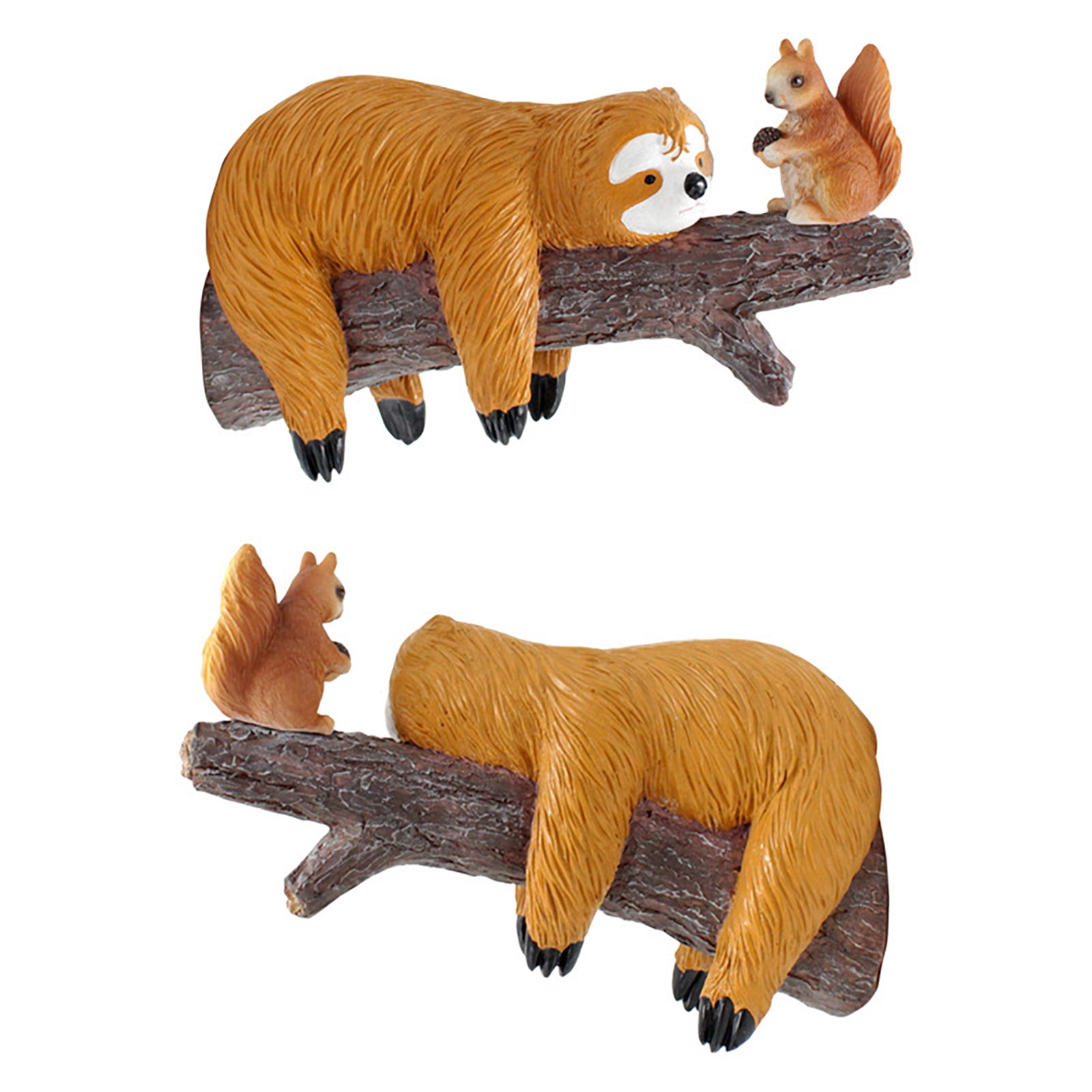 Gardenne Resin Animal Statue Realistic Sloth Decoration Resin Ornament ...